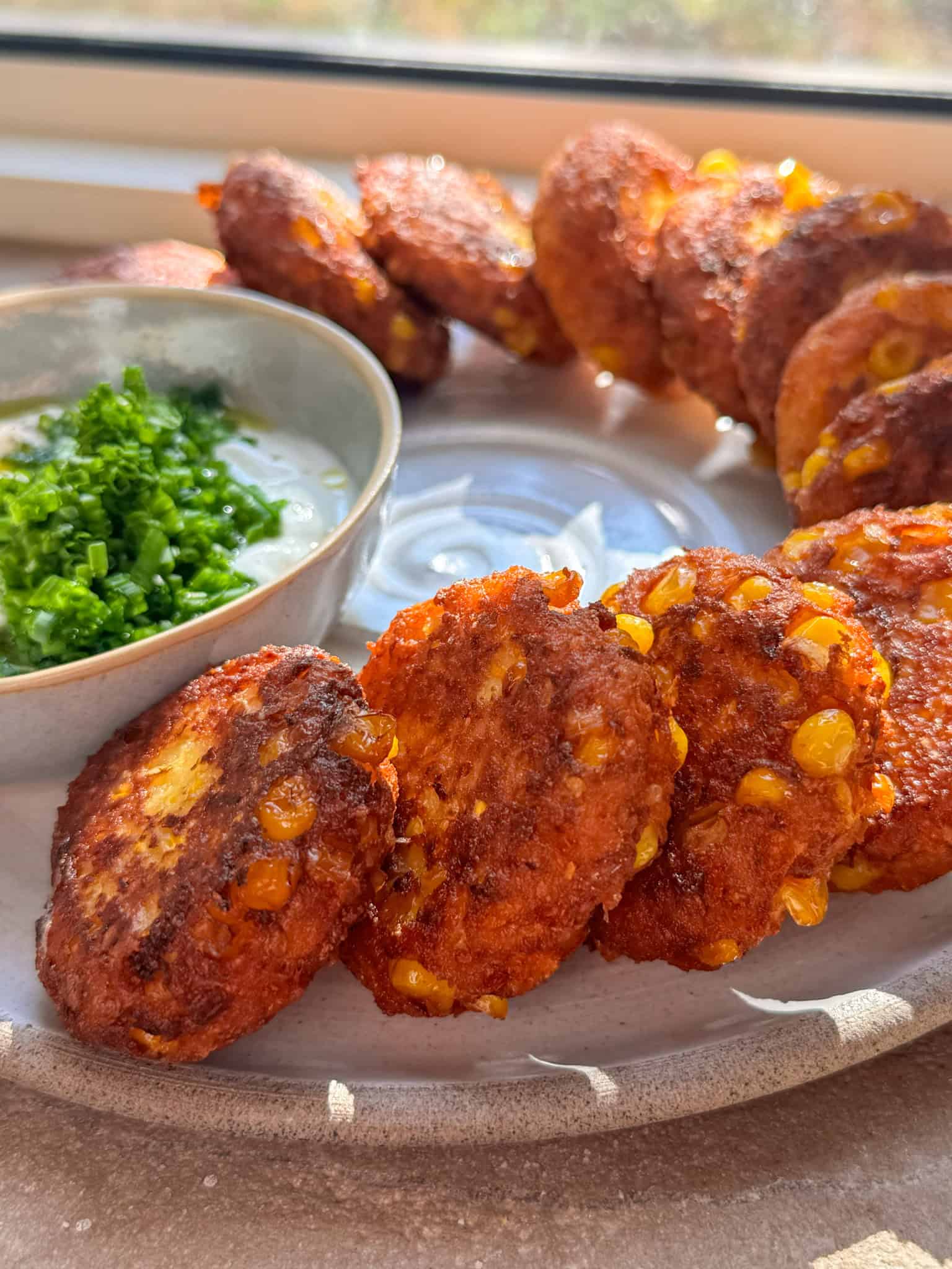Zucchini Corn Fritters - Cheesy, Golden, Crispy and Easy to Make - Nunioli